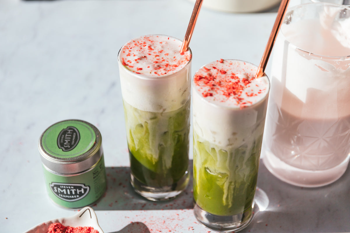 Raspberry Beret Matcha Latte – Smith Teamaker